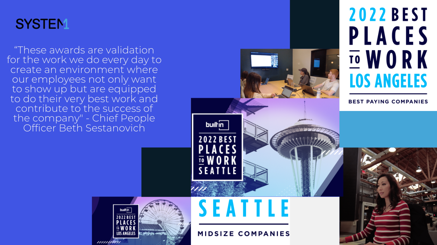 System1 : System1 Ranked Among Best Places to Work in LA, Seattle